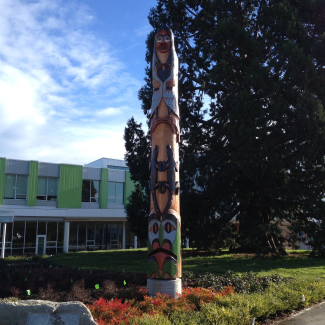 Front Page welcome pole